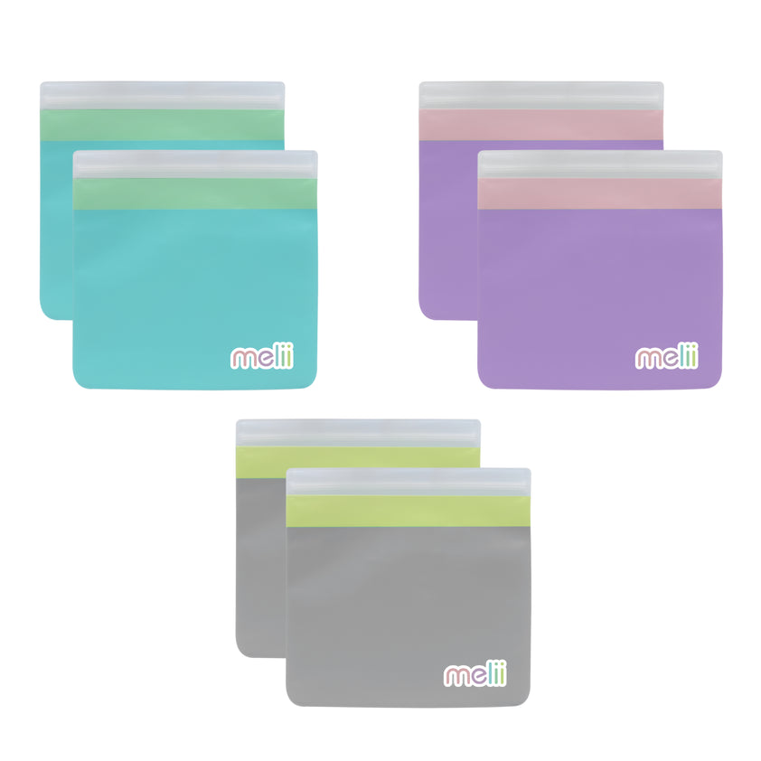 PEVA Contemporary Reusable Snack Bags – Meliibaby