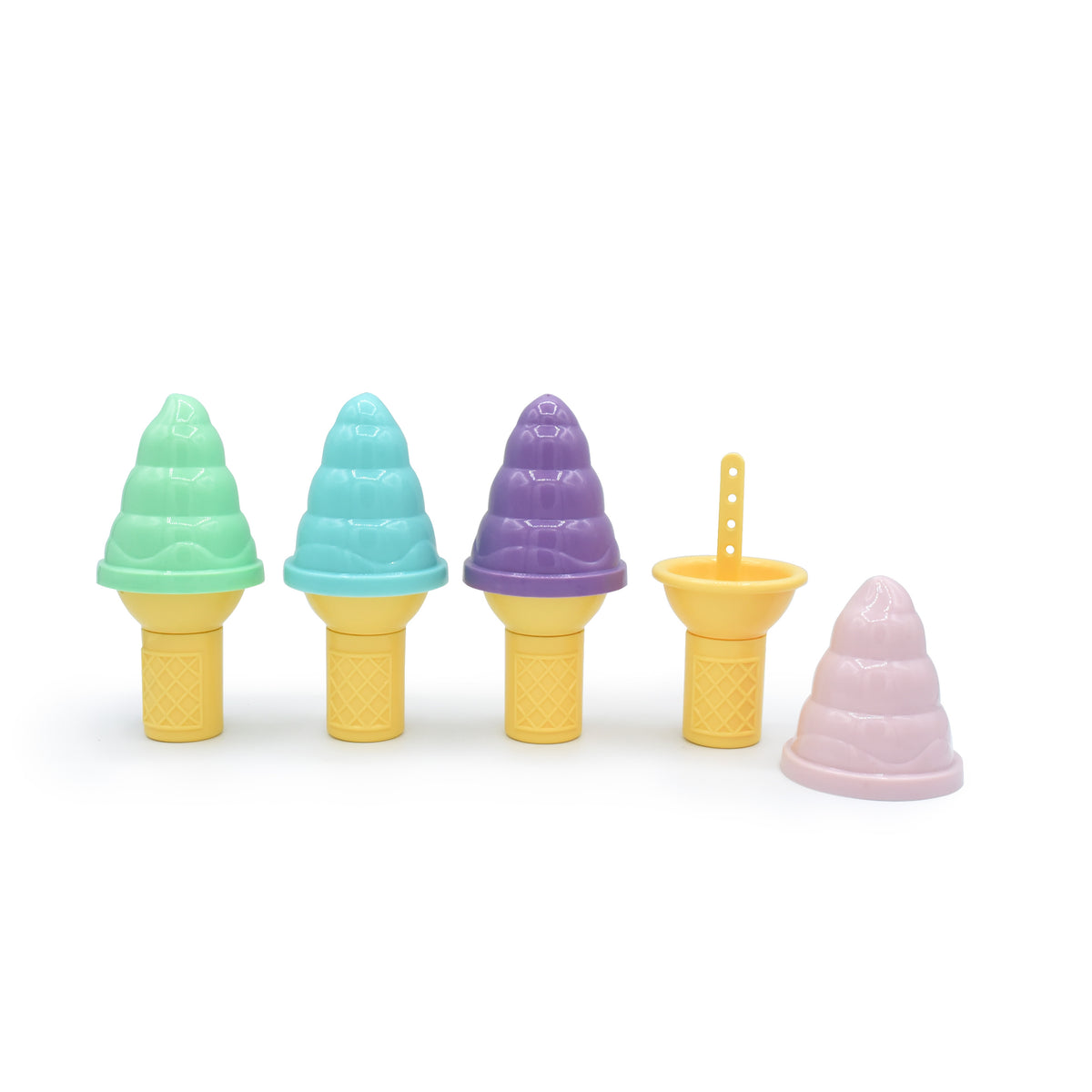 Ice Cream Shaped Ice Pops 4-Pack with Tray – Meliibaby
